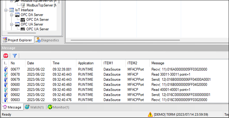 [For Ver.7] How to save log files such as communication logs.｜FAQ｜TAKEBISHI FAWEB